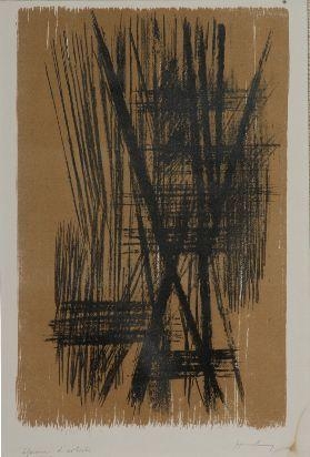 Hans Hartung | Abstract Composition | MutualArt