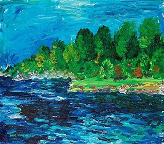 Schiöler Inge | Beach by the west coast, Koster (1966) | MutualArt