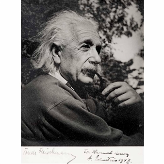 Trude Fleischmann | An image of Einstein and Alice Lili Loewy in his ...