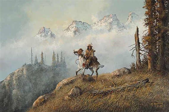 Milton Achtimichuk | Untitled - Mountain Man (1998) | MutualArt