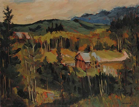 Frank Vervoort | View at Hallawood (1968) | MutualArt