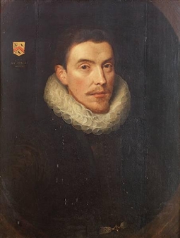 British School, 17th Century | Portrait of Sir Richard Hutton | MutualArt