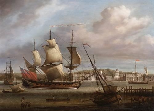 Louis Dodd | On the Thames at Greenwich | MutualArt