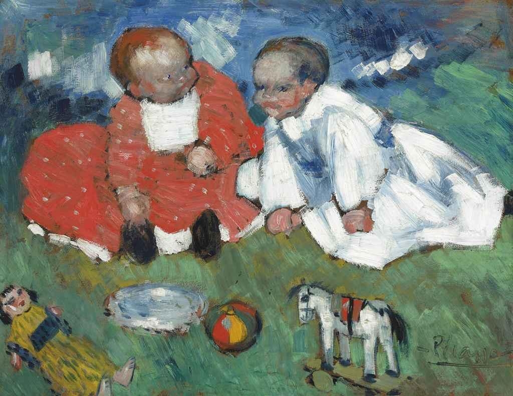 Pablo Picasso | Les enfants et les jouets (1901) | MutualArt