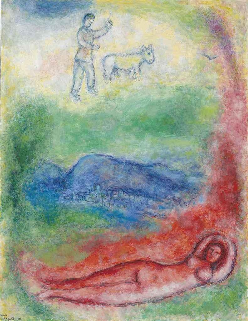 Marc Chagall | Le Repos (1975) | MutualArt