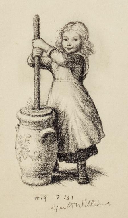 Garth Williams | Little House in the Big Woods: Cooking with Ma, page ...
