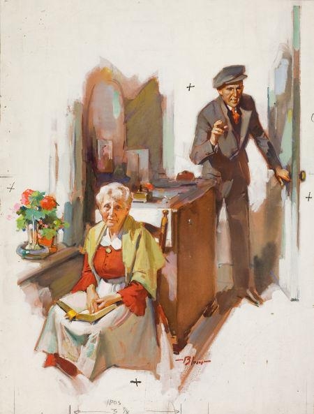 August Bleser | These My Little Ones: story illustration | MutualArt