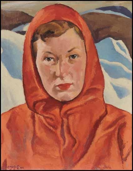 Edwin Holgate | The Ski Patroller (1949) | MutualArt