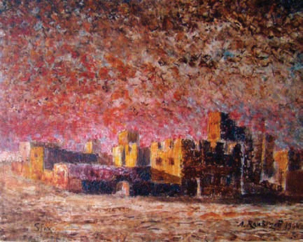 Roubtzoff Alexandre | Vue de Sfax, Tunisie (1944) | MutualArt
