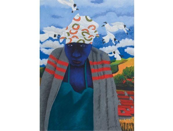 Zwelethu Mthethwa | A Woman with Angels | MutualArt