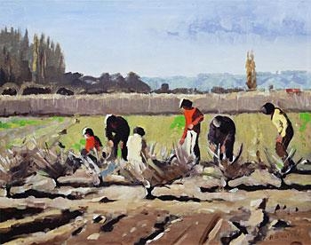 R. B. Watson | Tending the Crops | MutualArt
