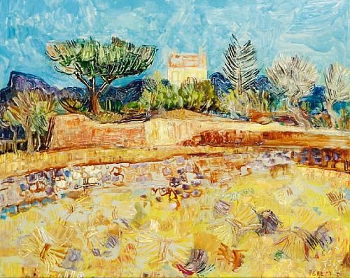 David Peretz | Paysage de montagne (1955) | MutualArt