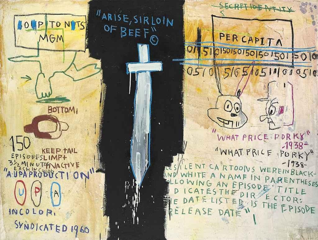 Jean-Michel Basquiat | Do Not Revenge (1982) | MutualArt
