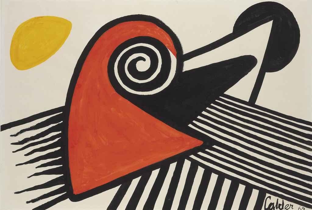 Alexander Calder | Angled Spiral (1969) | MutualArt