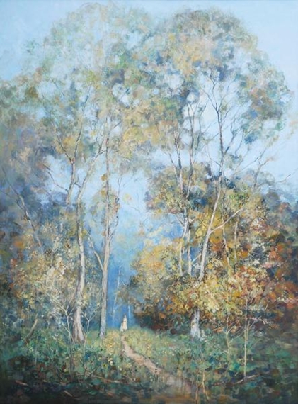 Syd Mather | Children on a Country Path | MutualArt