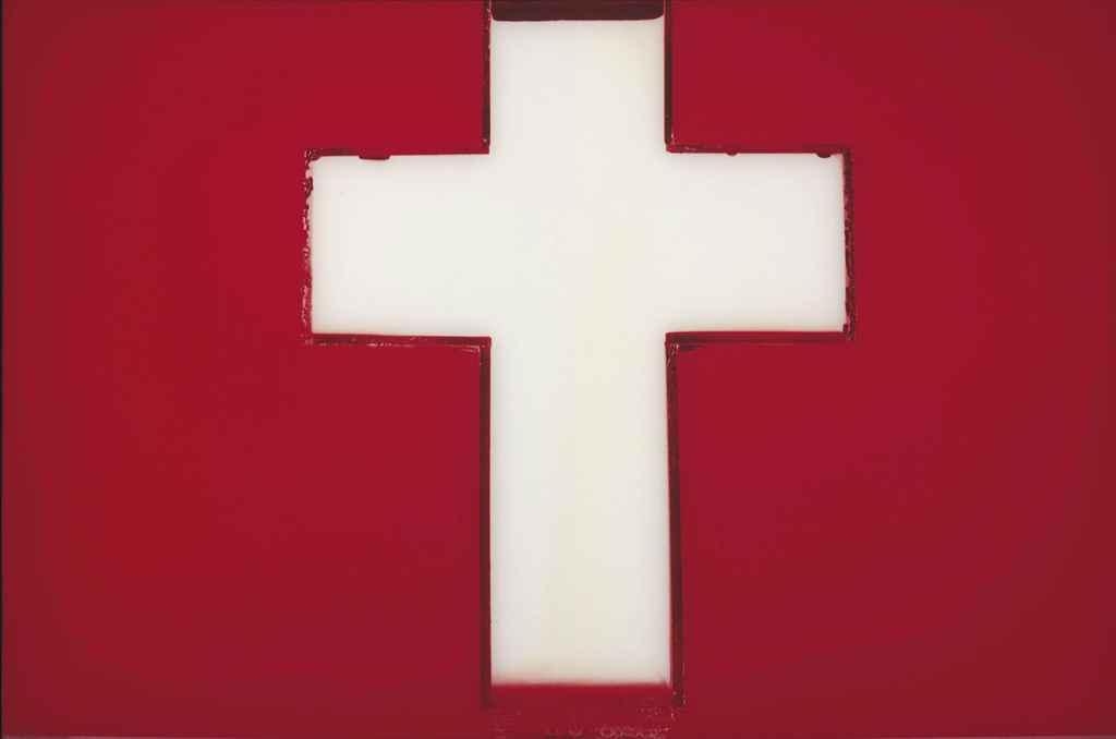 Andrés Serrano | Milk Cross (1987) | MutualArt