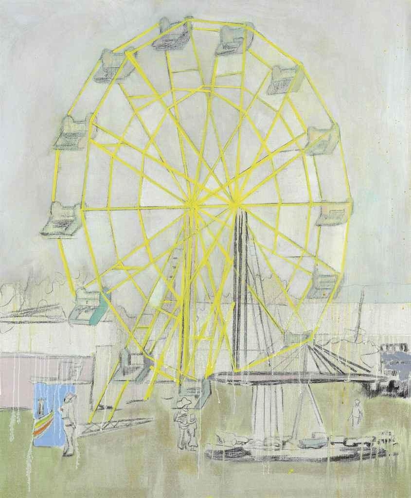 Peter Doig | Orange Forest (1999) | MutualArt