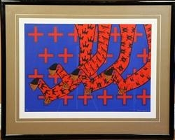 Benjamin Harjo Jr. | 27 Artworks at Auction | MutualArt