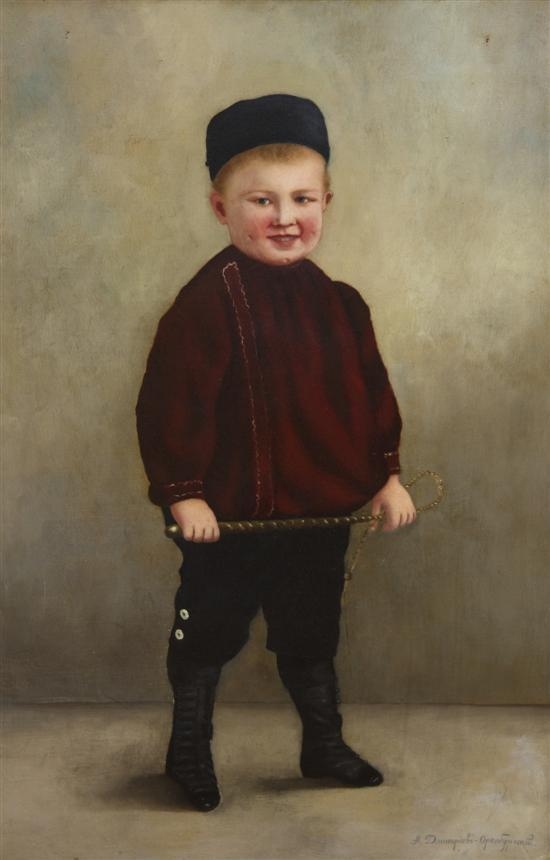 Nikolai Dmitrievich Dmitriev-Orenburgsky | Young Boy | MutualArt