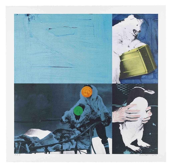 John Baldessari | Eskimo (Blue), from Cliché (1995) | MutualArt