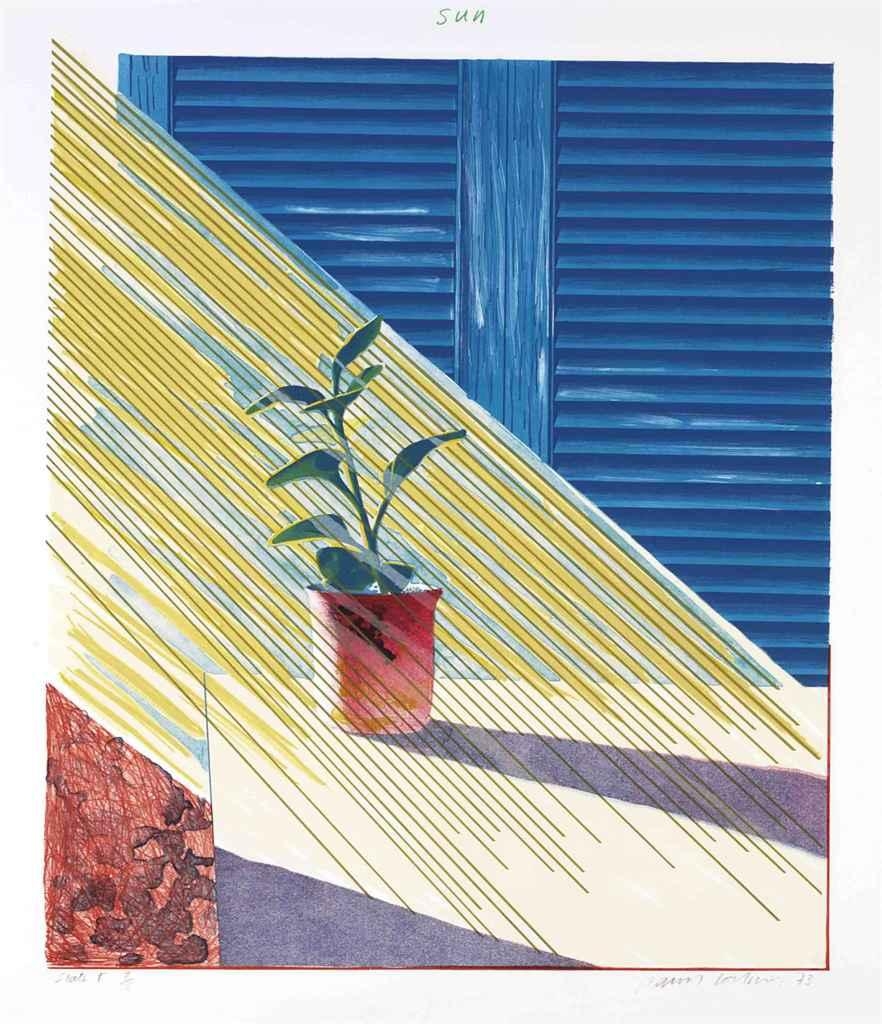 David Hockney | Snow, from The Weather Series (S.A.C. 140) (1973 ...