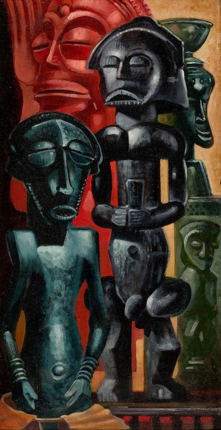 Olin Travis | African Sculpture | MutualArt