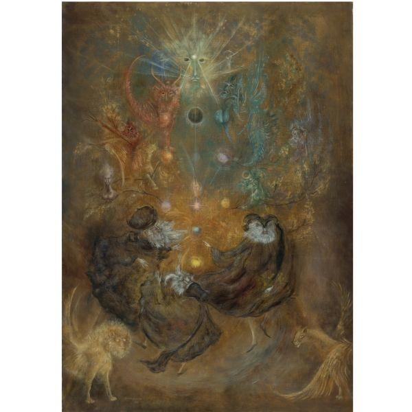 Leonora Carrington | Trout Finch (Circa 1959) | MutualArt