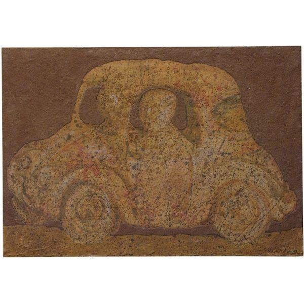 Domenico Gnoli | Neapolitan bed (1960) | MutualArt