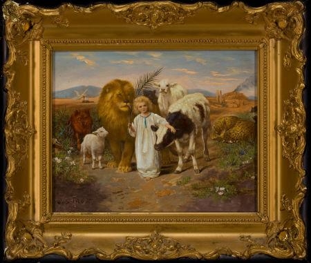 William Strutt | A Little Child Shall Lead Them | MutualArt