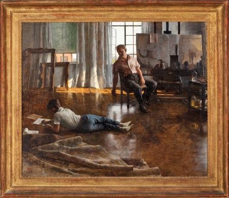 John Koch | Portrait of Mrs. Arnold (Circa 1960) | MutualArt