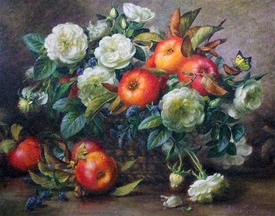 Albert Williams | Roses in a vase | MutualArt
