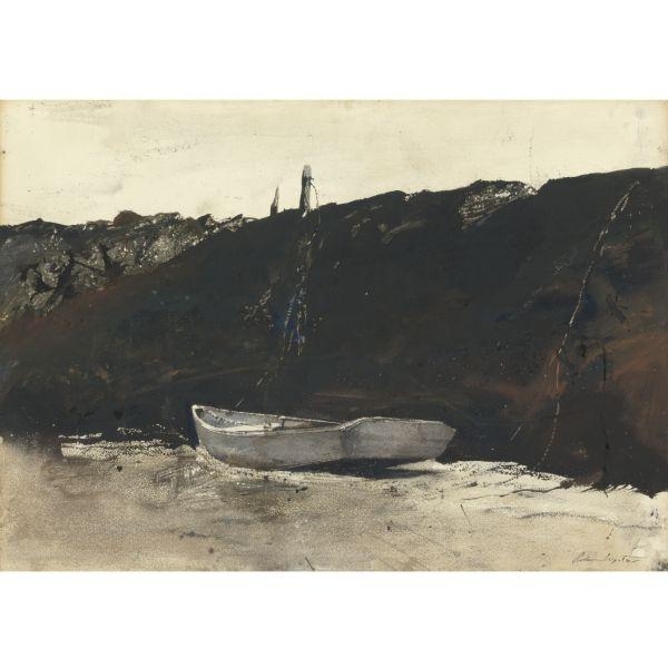Andrew Wyeth | Teel's Landing (1953) | MutualArt