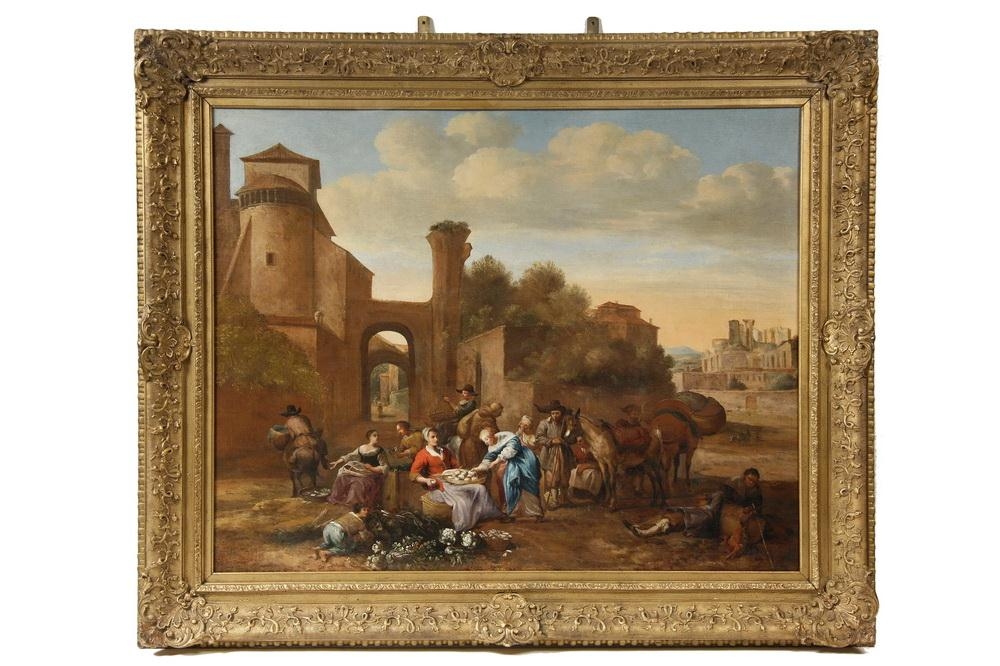 Paolo Monaldi | Streetside Vegetable Vendors | MutualArt