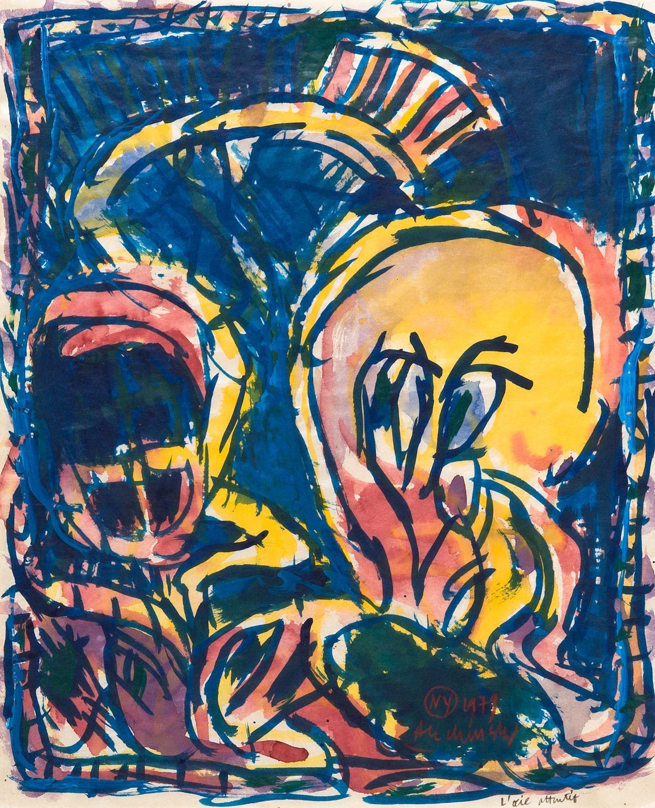 Pierre Alechinsky | MÂT (1975) | MutualArt