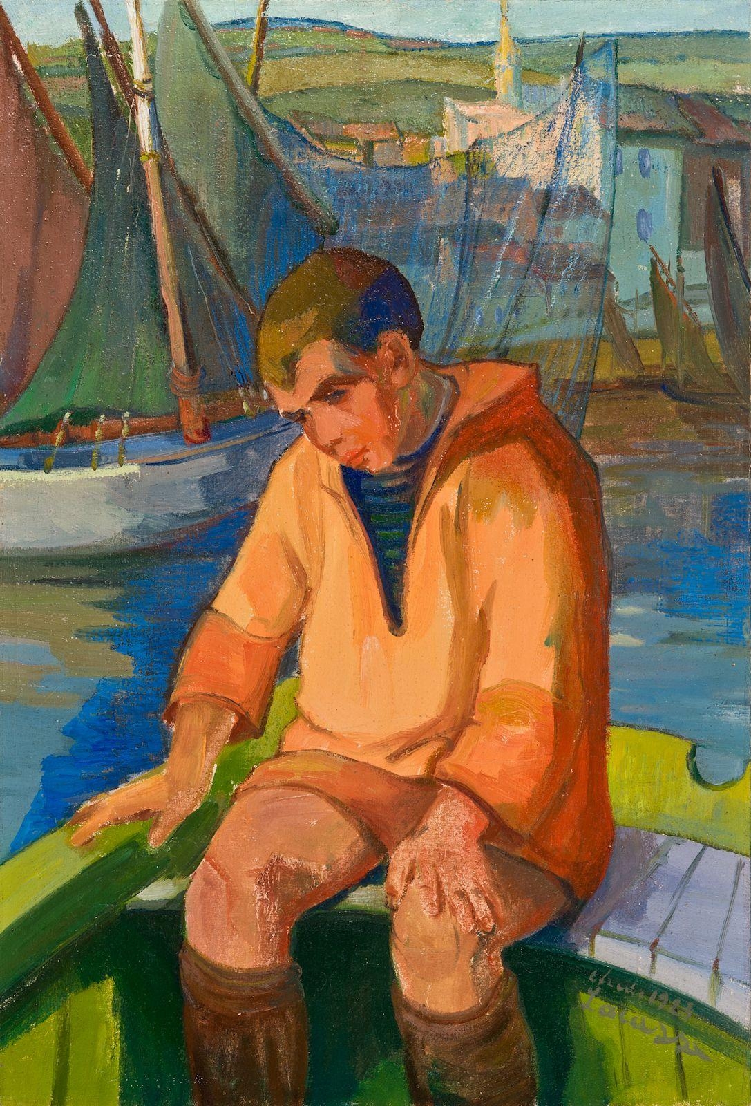 Joseph Lacasse | VISSER TE BRETAGNE (1923) | MutualArt
