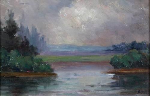Bertha Stringer Lee | River scene | MutualArt