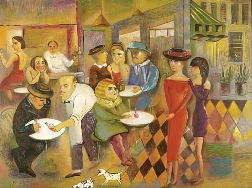 Jacob Gildor | Cafe Naive (1991) | MutualArt