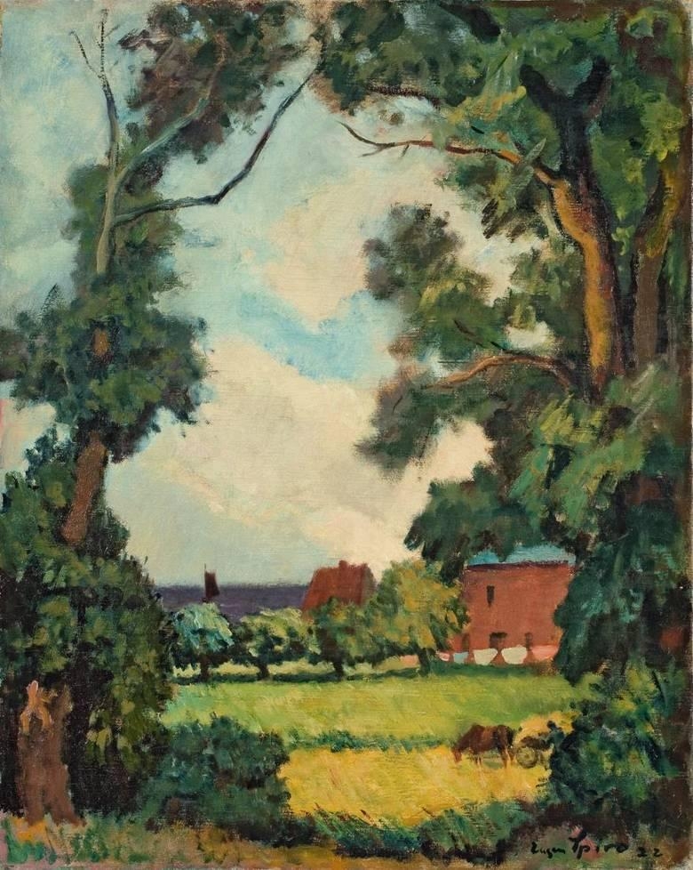Eugen Spiro | LANDSCHAFT AUF HIDDENSEE (1922) | MutualArt
