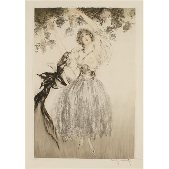 Louis Icart | New Grapes (1922) | MutualArt