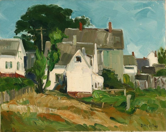 Daisy Hughes | 2 works: Two views of Provincetown Houses | MutualArt
