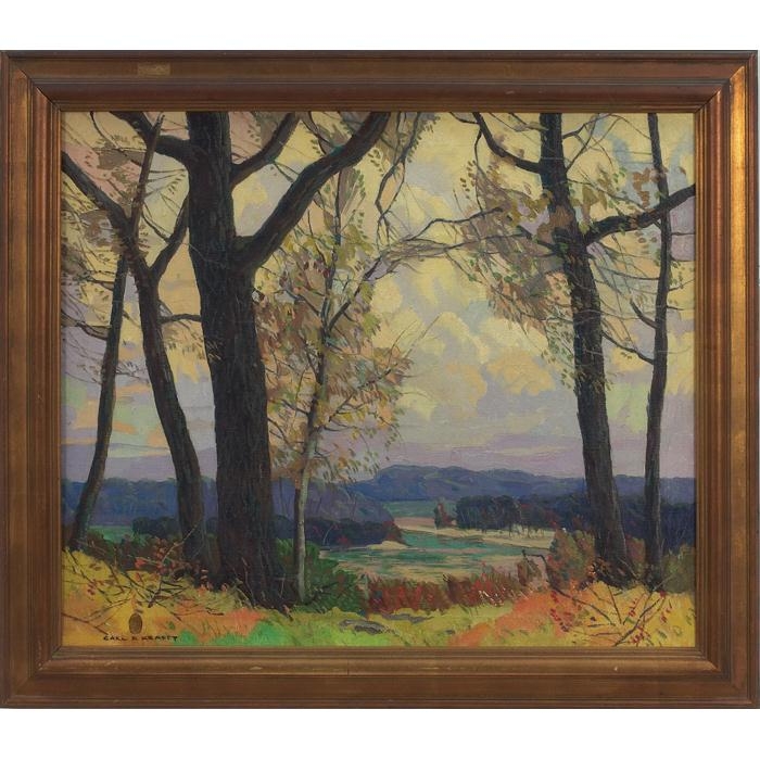Carl Krafft | Sky and Trees (1937) | MutualArt
