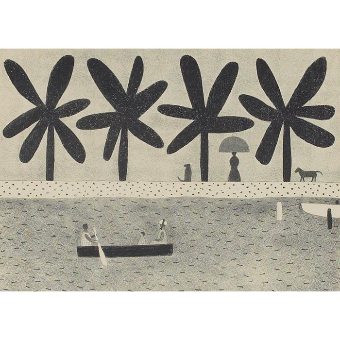 Doris Lee | Florida Causeway (Circa 1950) | MutualArt