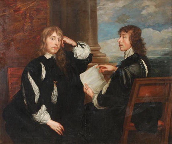 Anthony van Dyck | Portrait of Thomas Killigrew and William, Lord ...