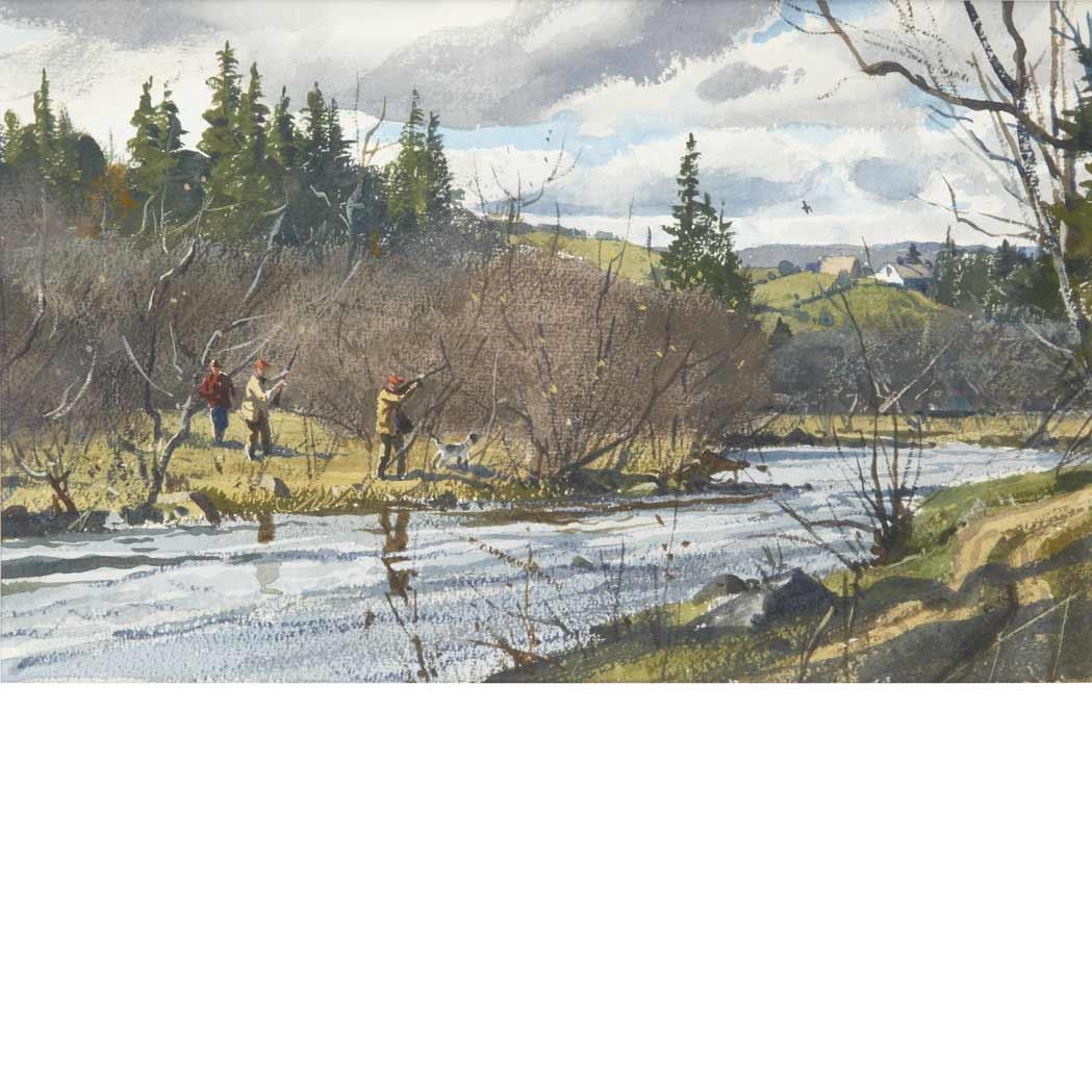 Odgen Minton Pleissner | Hunter in Landscape | MutualArt