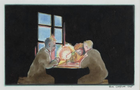 Ina Barfuss | Am Tisch (1975) | MutualArt