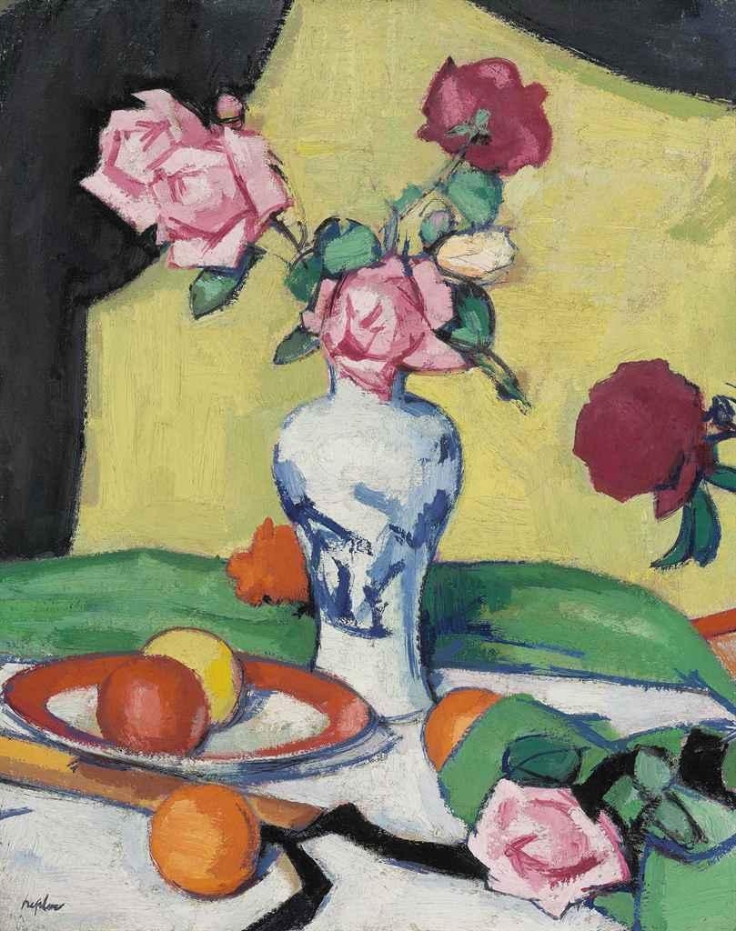 Samuel John Peploe | Apples and Pewter Pot (1920s) | MutualArt