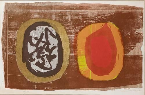 Michael Rothenstein - The Plough, Linocut