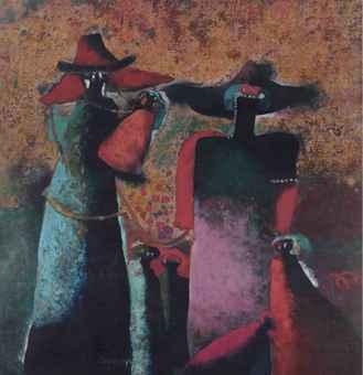 Elmar Rojas | El Señor y sus doncellas (Serie Espantapájaros) (1992 ...