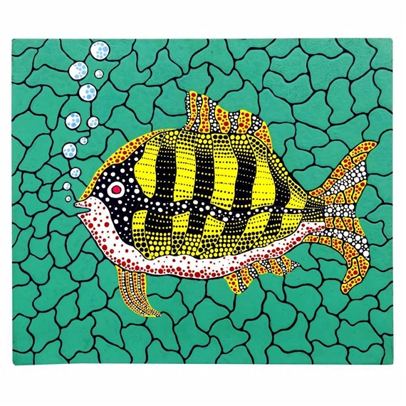 Yayoi Kusama | Fish (1988) | MutualArt