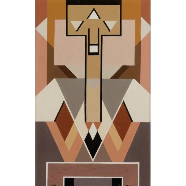Auguste Herbin | COMPOSITION SYMÉTRIQUE (1921) | MutualArt